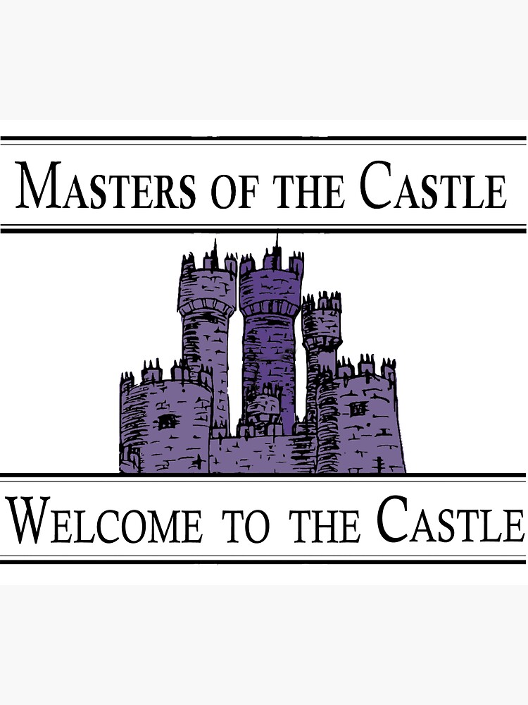 "Welcome to the Castle" Sticker by MarenSmithMerch | Redbubble