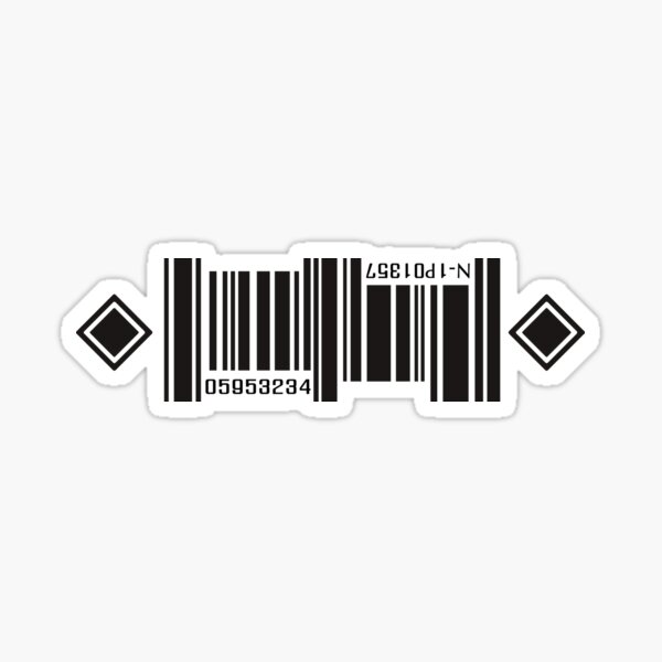 "Bird Boy Barcode" Sticker for Sale by Xelina | Redbubble