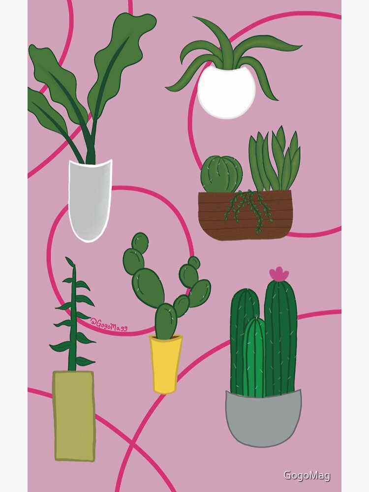 "Plants for Gogo" Sticker by GogoMag | Redbubble