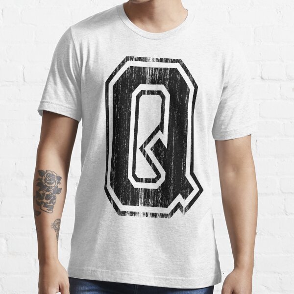 "Big Varsity Letter Q" T-shirt for Sale by adamcampen | Redbubble ...