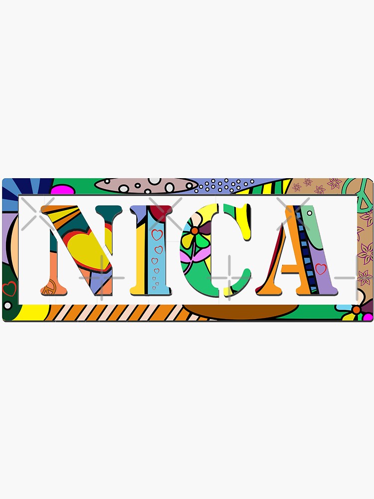"Nica Art, Asi Somos Nicaragua" Sticker by cast07 | Redbubble