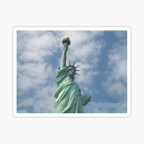 "Lady Liberty" Sticker for Sale by Laybov | Redbubble