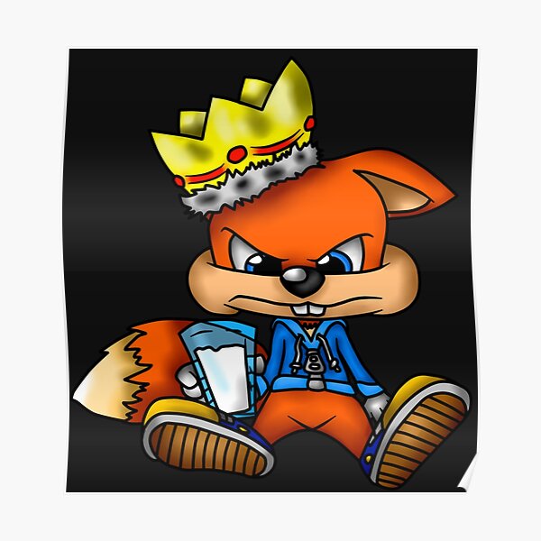 Conkers Bad Fur Day Posters | Redbubble
