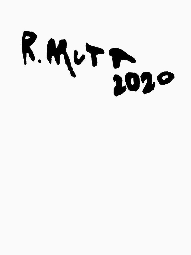 "R. Mutt 2020" T-shirt for Sale by kalvend | Redbubble | duchamp t ...