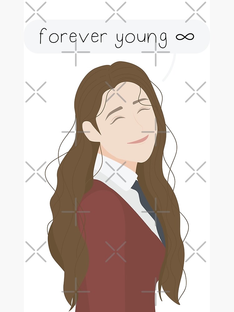 "IU Eight illustration" Poster by yselle | Redbubble