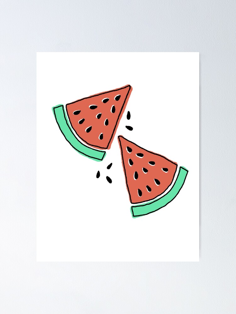 "Watermelon Tango" Poster by GoWinigan | Redbubble