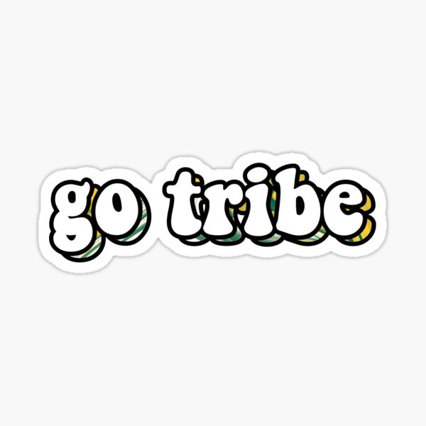 "go tribe sticker" Sticker by maddieglo9 | Redbubble