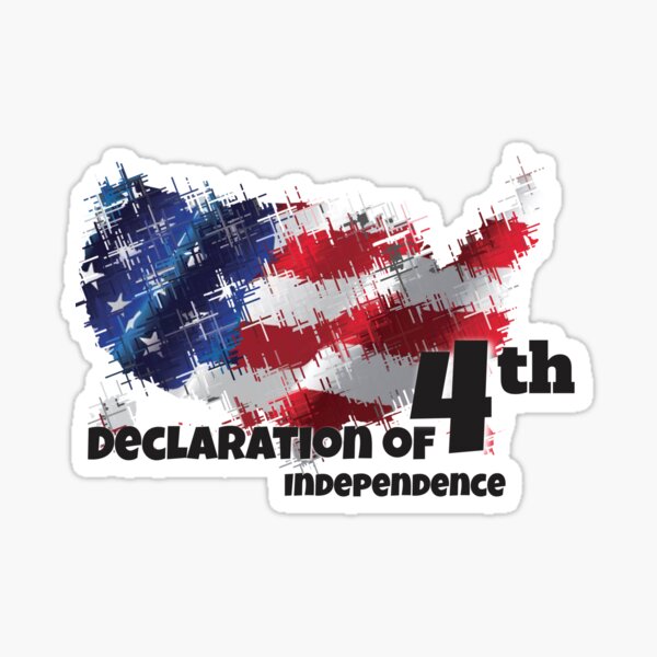 "Declaration of Independence" Sticker for Sale by NiB-Tshirts | Redbubble