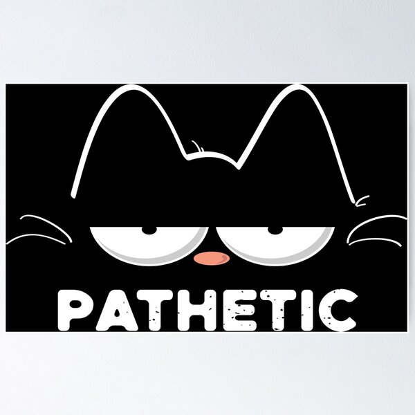 "Pathetic Cat Meme" Poster for Sale by d247 | Redbubble