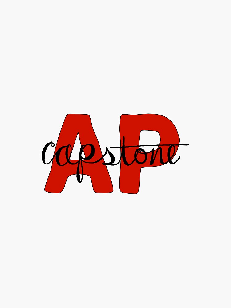 "AP Capstone " Sticker for Sale by lilyt99 | Redbubble