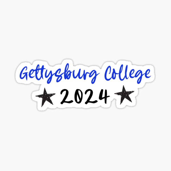 "Gettysburg College 2024" Sticker for Sale by MadiShea22 | Redbubble