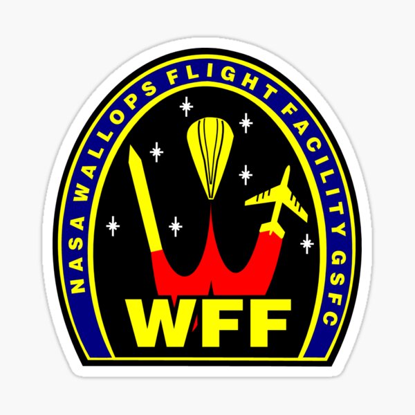 "Wallops Flight Facility (WFF) Logo" Sticker for Sale by Nikki ...