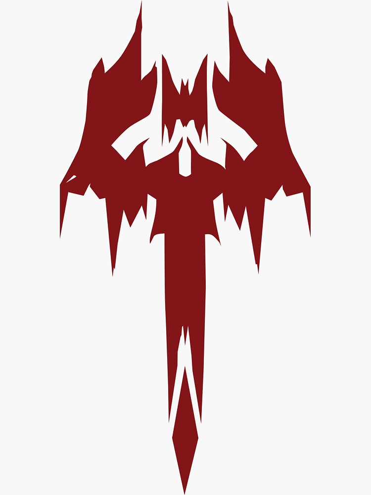 "Infernal Scepter Logo" Sticker for Sale by deadgentlemen | Redbubble