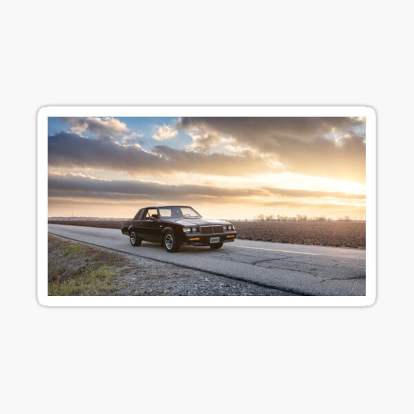 "1985 Buick Grand National" Sticker by speednbeauty | Redbubble