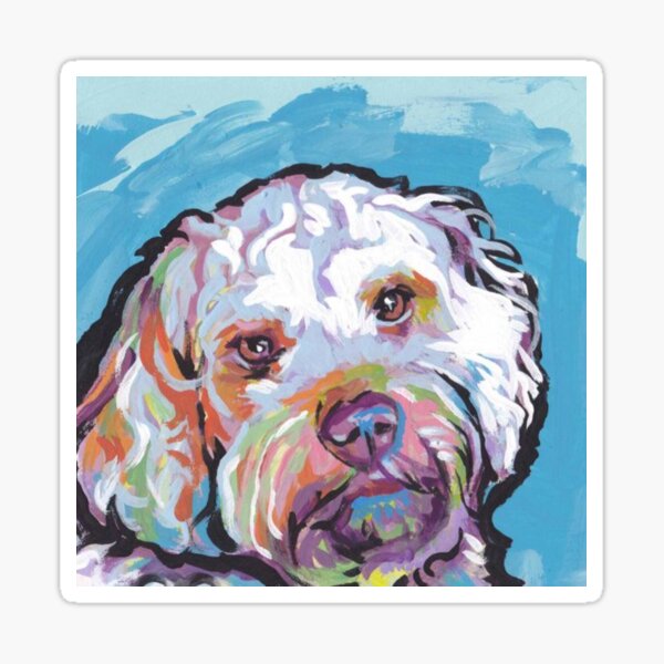 "Pop Art Cockapoo design" Sticker for Sale by stillballin | Redbubble