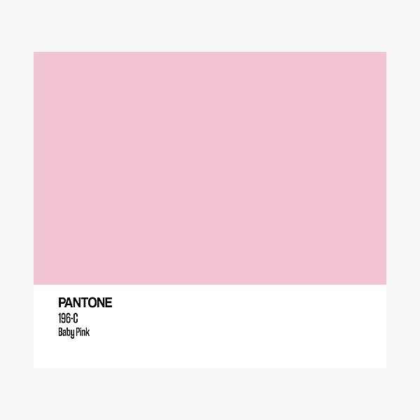 "Pantone - Baby Pink" Photographic Print by HouseofBalloon | Redbubble