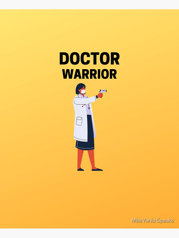 "DOCTOR WARRIOR" Sticker for Sale by vrelvas | Redbubble