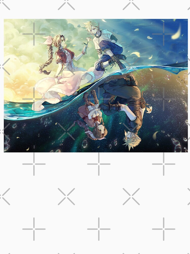 " Cloud Strife & Aerith - Final Fantasy VII" T-shirt for Sale by ...