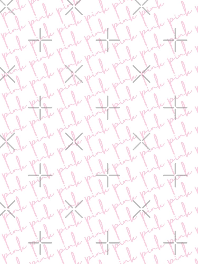 "Minimalist Pink Calligraphy " Canvas Print by meeowtine | Redbubble