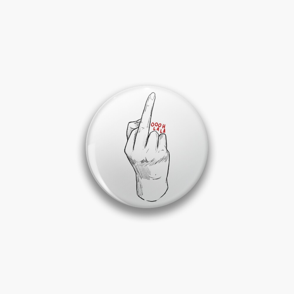 "middle finger" Sticker for Sale by clara-otto | Redbubble