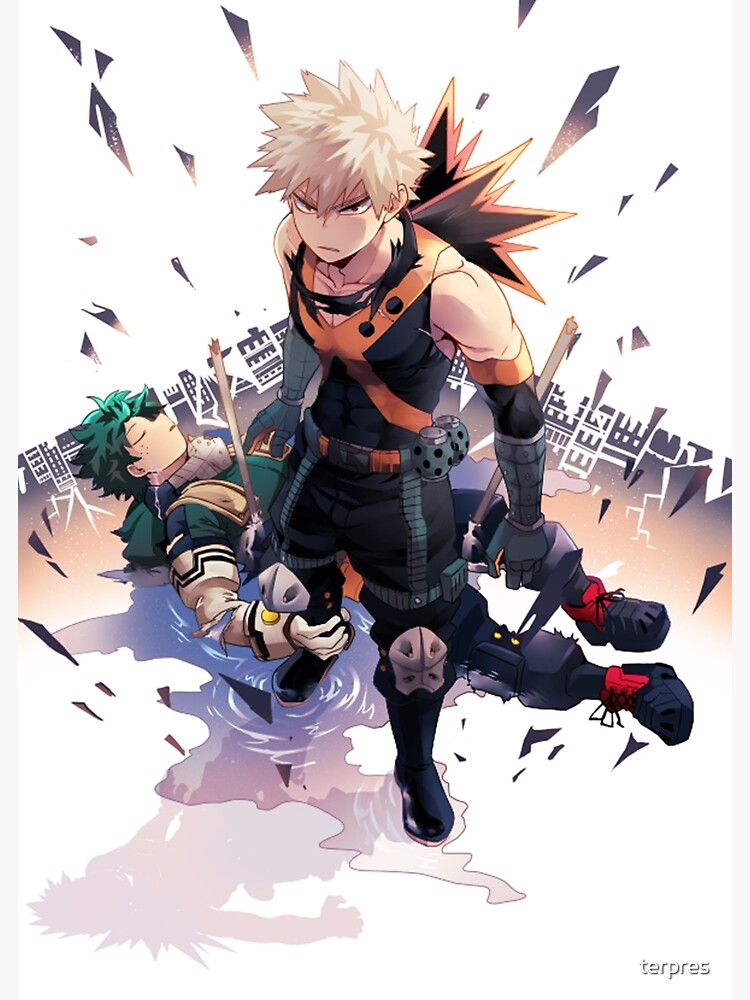 "Boku No Hero Academia Deku Bakugo" Art Print for Sale by terpres ...