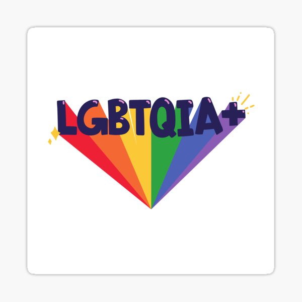 "LGBTQIA+" Sticker by soulapparel | Redbubble