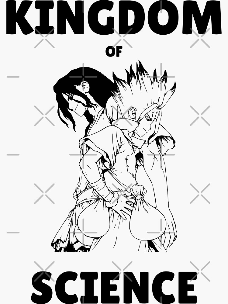 "Kingdom Of Science , Senku Ishigami & Tsukasa" Sticker by aniprint ...