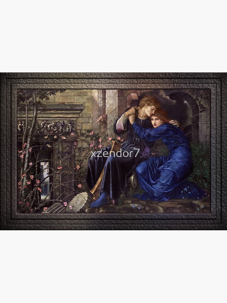 "Love Among the Ruins by Edward Burne-Jones Old Masters Reproduction ...