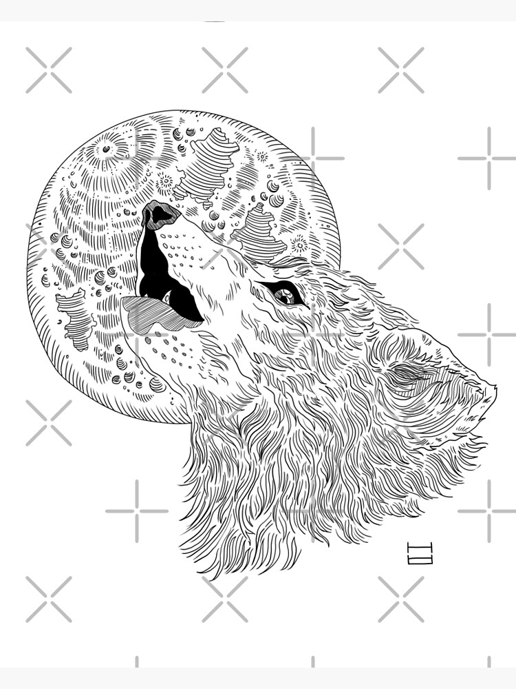 "Awoo Wolf" Poster for Sale by Artn0tmadness | Redbubble