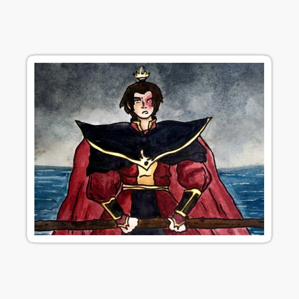 "Firelord Zuko: ATLA" Sticker for Sale by TheDoodlemancer | Redbubble