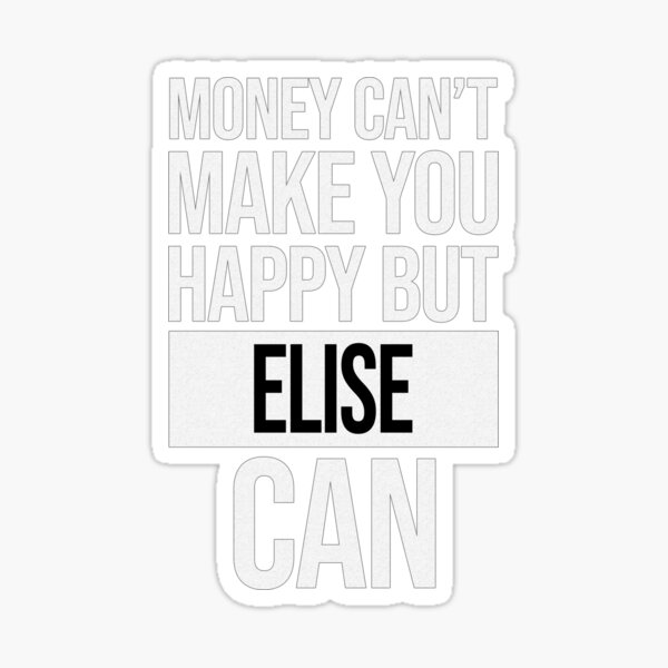 Elise Name Stickers | Redbubble
