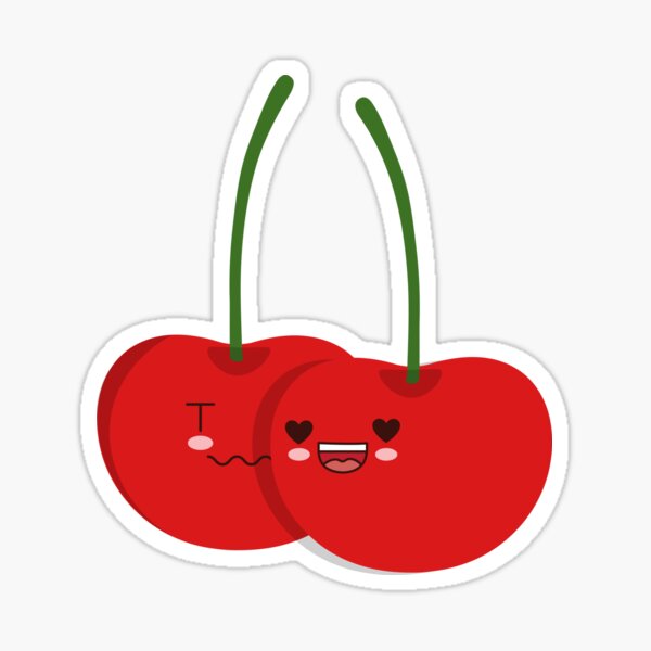 "Cute Cherry Cartoon" Sticker for Sale by miller8888 | Redbubble