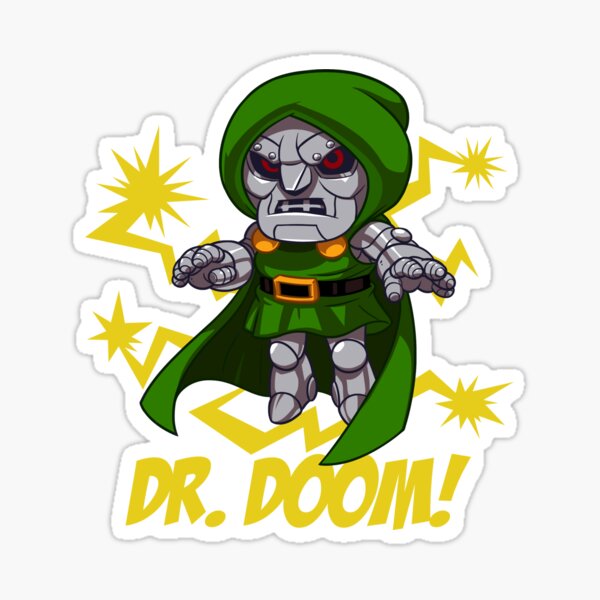 "Dr Doom" Sticker by zlinx83 | Redbubble