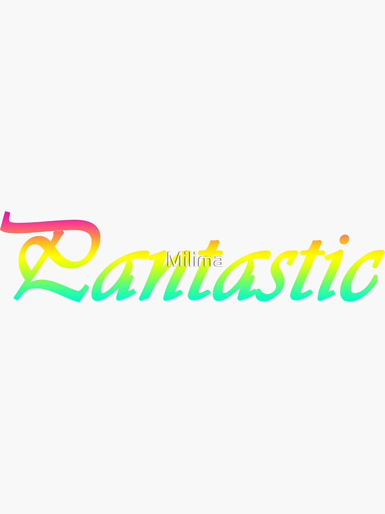 "Pantastic - pan and fantastic Sticker" Sticker for Sale by Milima ...