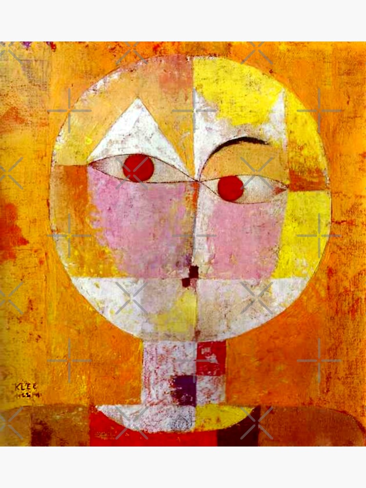Senecio Abstract Portrait Of A Man By Paul Klee Sticker By Gascondi Redbubble senecio-abstract-portrait-of-a-man-by-paul-klee-sticker-by-gascondi-redbubble