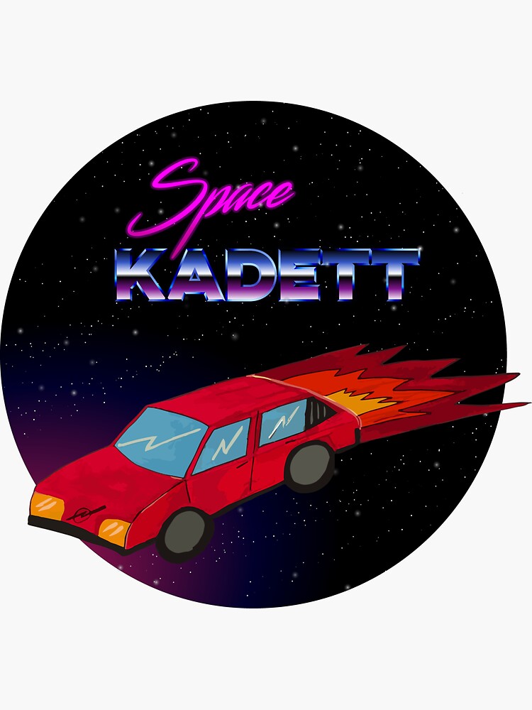 "Space Kadett - Space Cadet" Sticker for Sale by Ebrikota | Redbubble