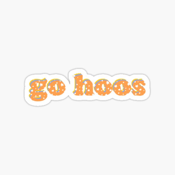 "go hoos + stars" Sticker by cats-corner | Redbubble
