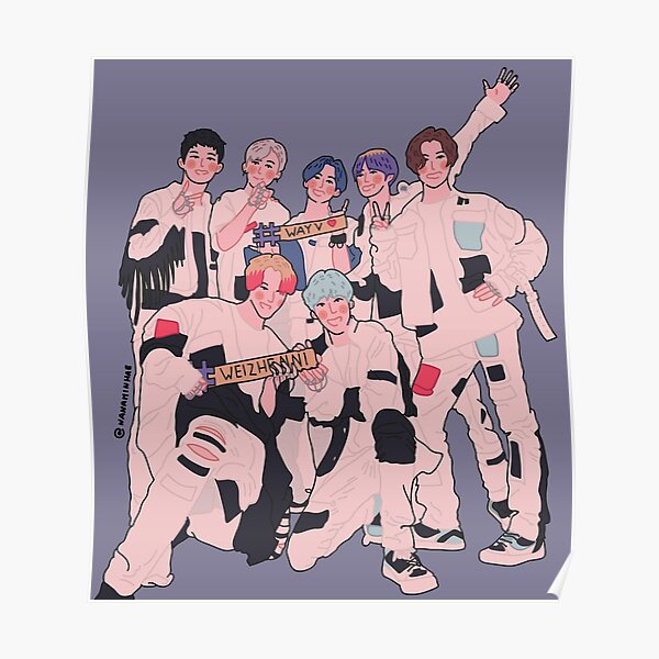 "WayV The show fanart" Poster for Sale by nanaminhae | Redbubble
