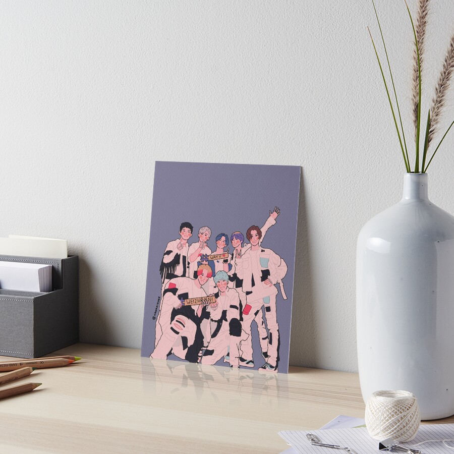 "WayV The show fanart" Art Board Print by nanaminhae | Redbubble