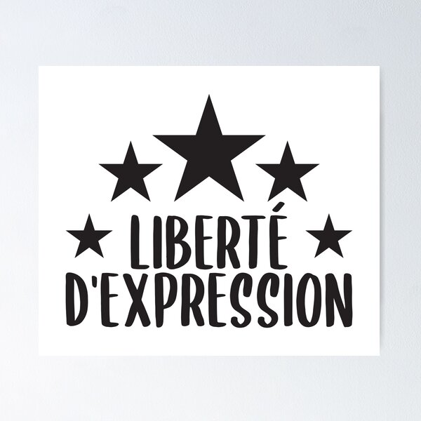 "Freedom of Expression" Poster by BlueZenStudio | Redbubble