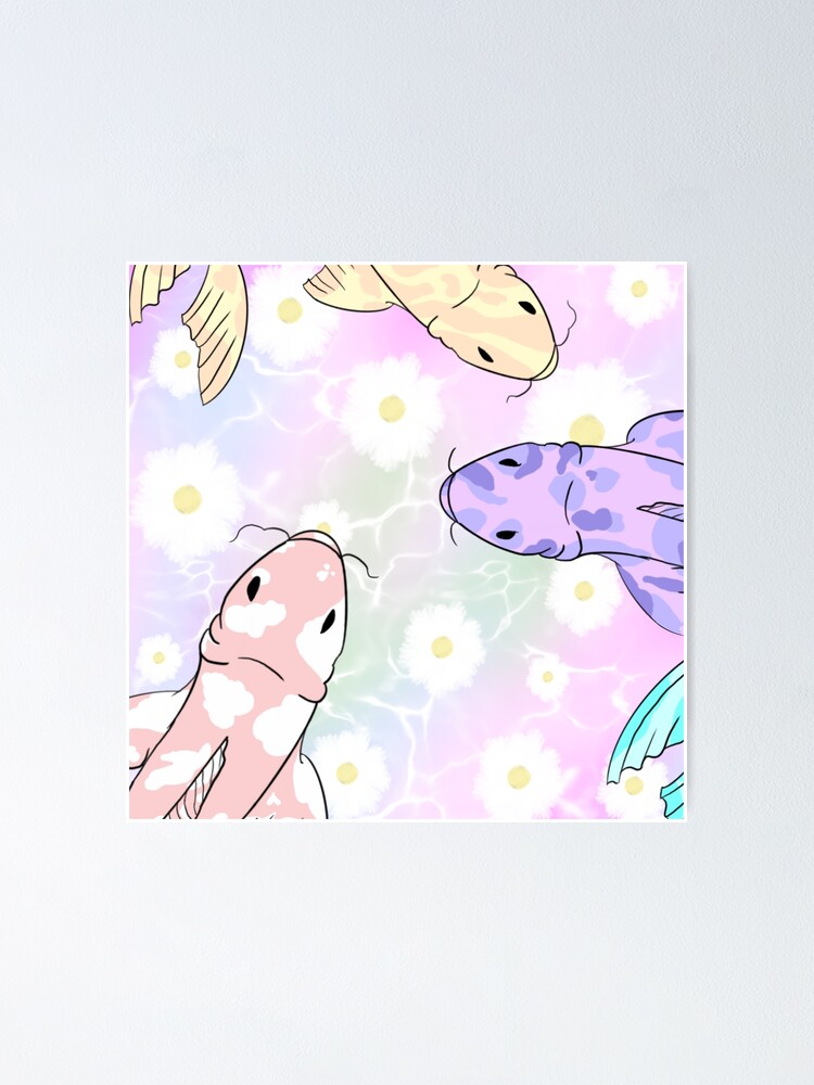 "Koi fish-pastel" Poster by JoIllustrates17 | Redbubble