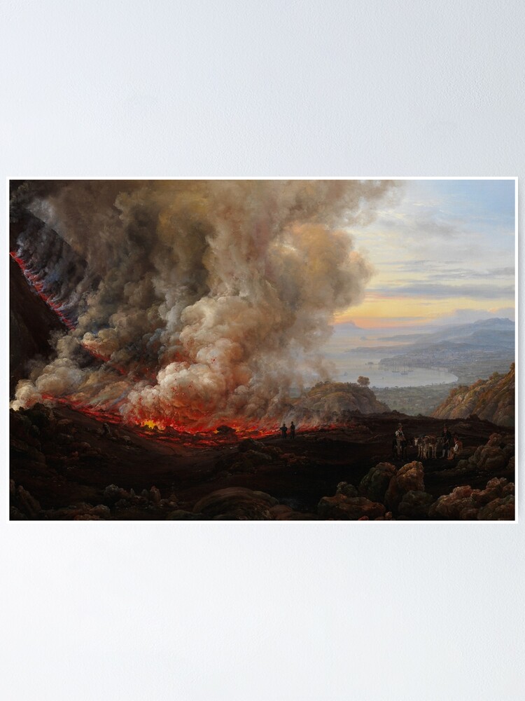 "An Eruption of Vesuvius" Poster for Sale by Tizeru | Redbubble
