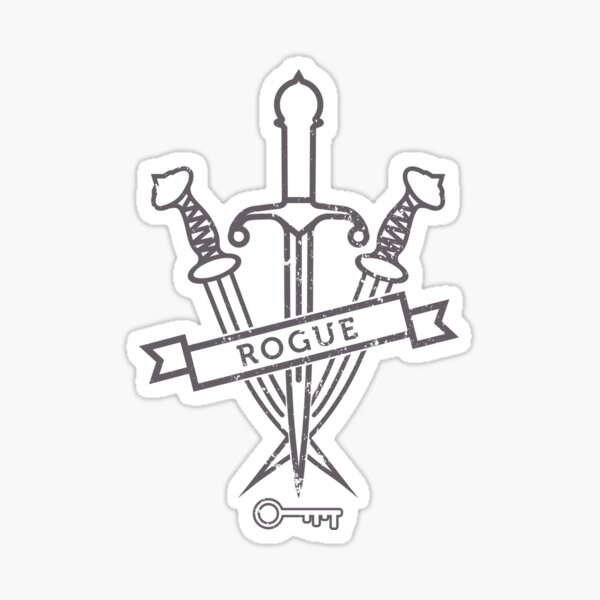 "Rogue" Sticker for Sale by cvickersdesign | Redbubble