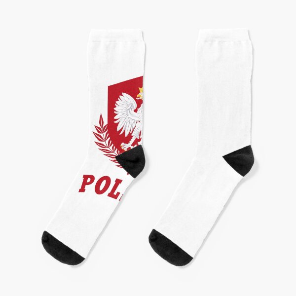 "POLAND POLSKA POLAND " Socks for Sale by Chillaxo | Redbubble