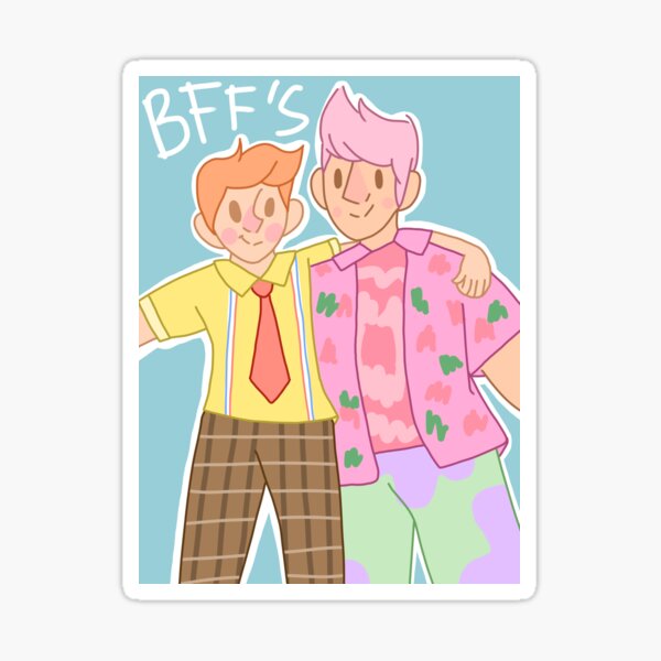 "BFF Spongebob Musical" Sticker for Sale by CandyTreble | Redbubble