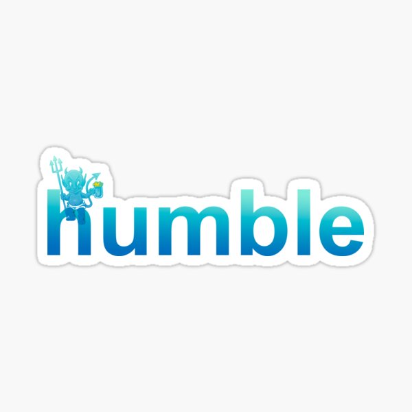 "Humble" Sticker by SergeyDigital | Redbubble