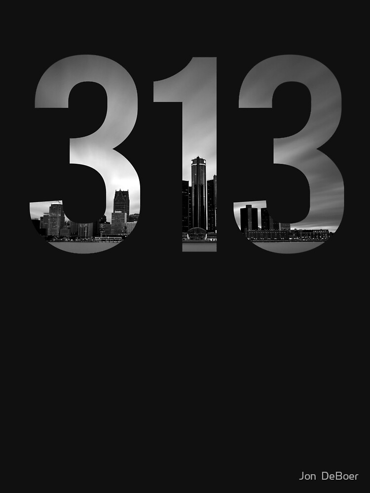 "the 313" Pullover Hoodie by JonDeBoer | Redbubble