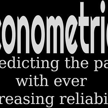 "Econometrics definition" Sticker for Sale by krinima | Redbubble
