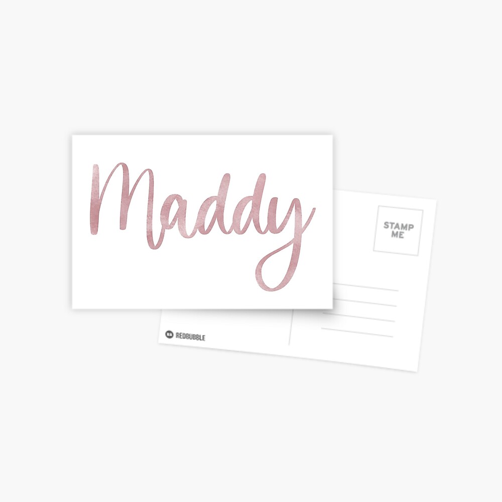 "Maddy Pink Watercolor" Sticker for Sale by Jaymesarah | Redbubble