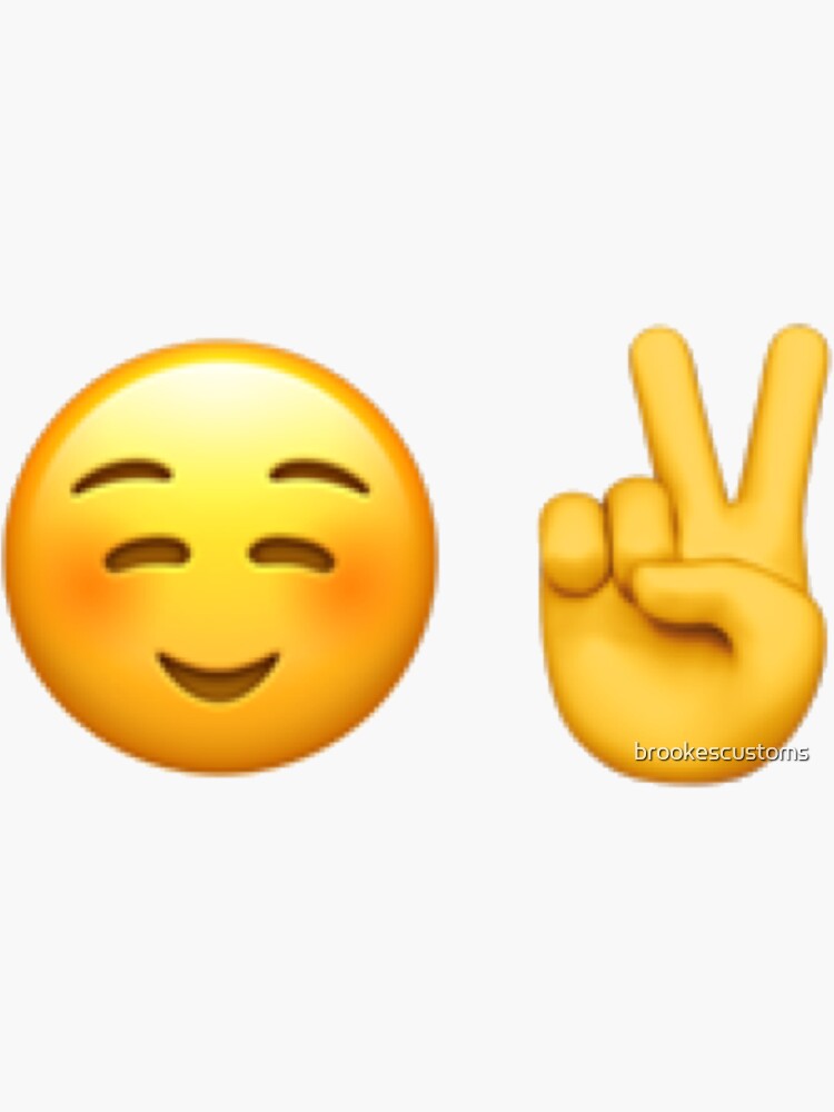"Peace out Sticker" Sticker by brookescustoms | Redbubble
